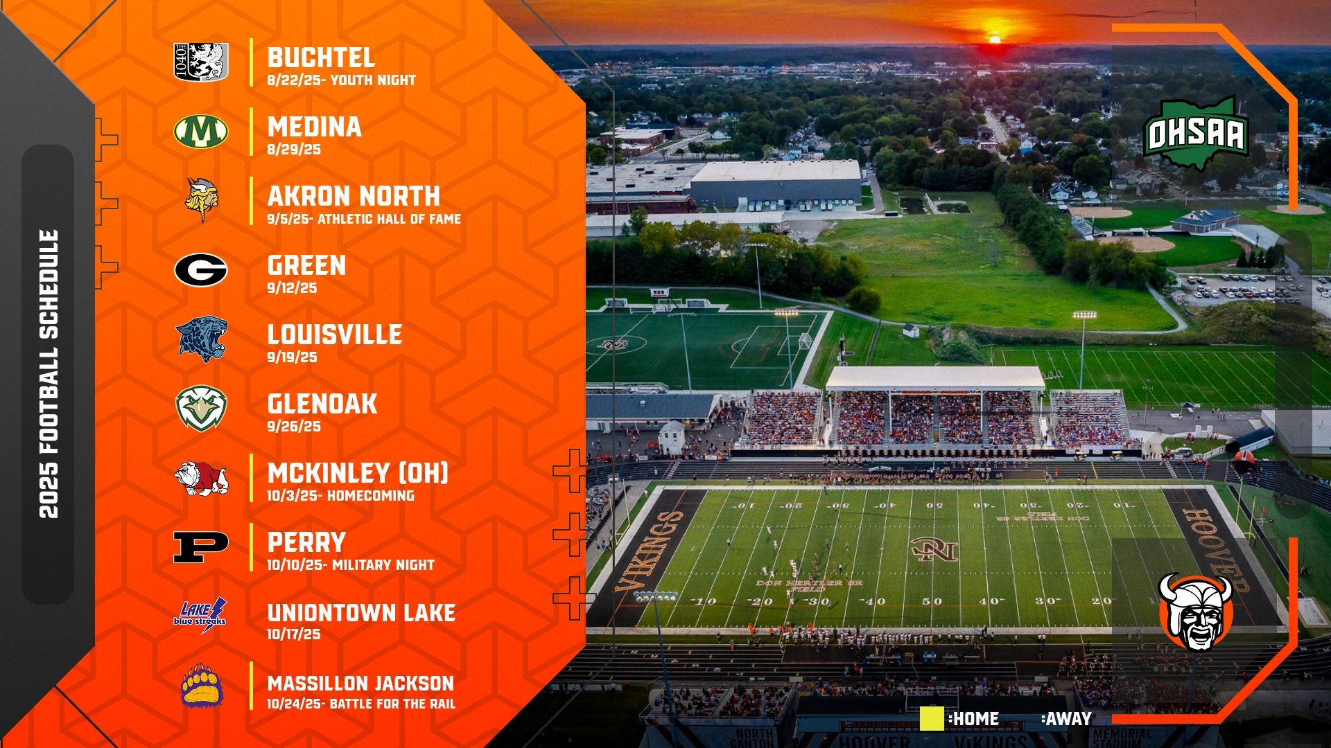 2025 Varsity Football Schedule - Hoover High School